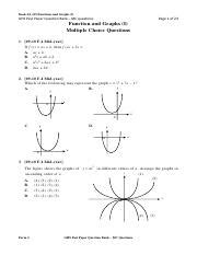 Functions And Graphs Pdf Book Functions And Graphs I GHS Past Paper Question Bank MC