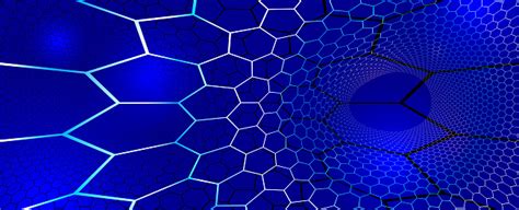 기술 및 과학 벡터 배경 육각 메쉬 전자 및 디지털 스타일을 3d 차원 관점에서 기술 추상화 추상적 인 삽화 3차원 형태에 대한