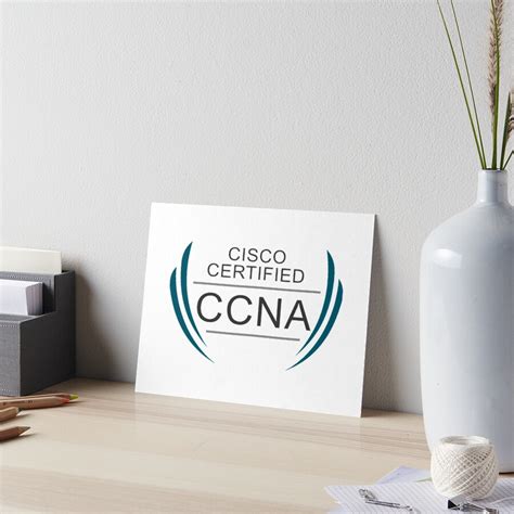 Cisco Certified Network Associate Ccna Badge Poster For Sale By Jjm1412 Redbubble