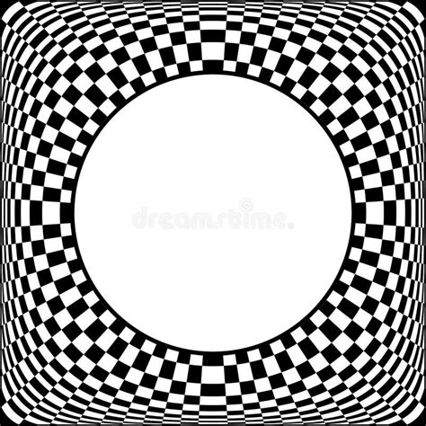 Abstract Geometric Chequered Pattern 3d Illusion Effect Stock Vector Illustration Of Space