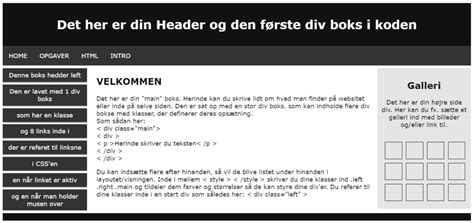 Html And Css Begynder Mom2daydk