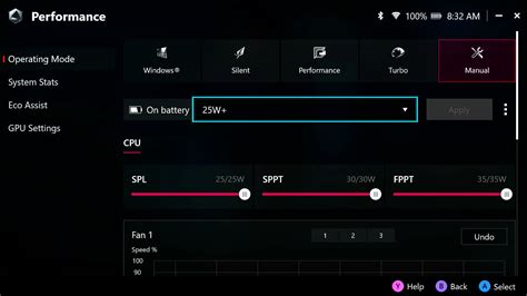 best settings for call of duty black ops 6 on the rog ally