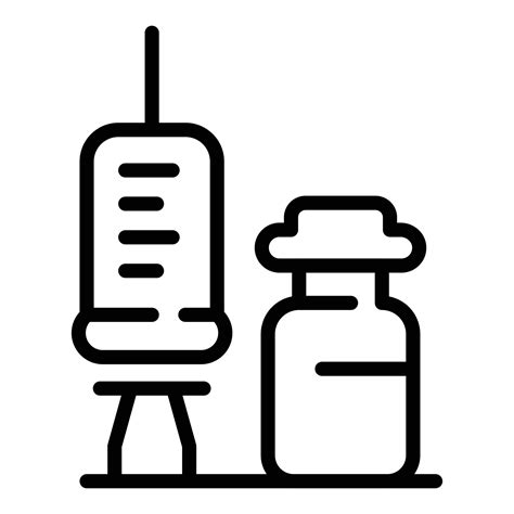 Contraception Injection Icon Outline Vector Birth Control 14984960 Vector Art At Vecteezy