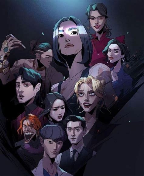 해외팬이 올린 더 글로리 캐리커쳐 캐릭터 일러스트 그림 웃긴 밈