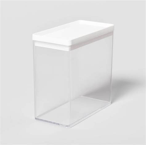 Tall Rectangle Storage Container Hamptons Organizers Professional Home Organization