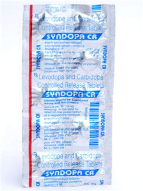 Syndopa Cr 50200 Mg My Generic Store