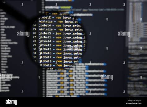 Real Java Code Developing Screen Programing Workflow Abstract