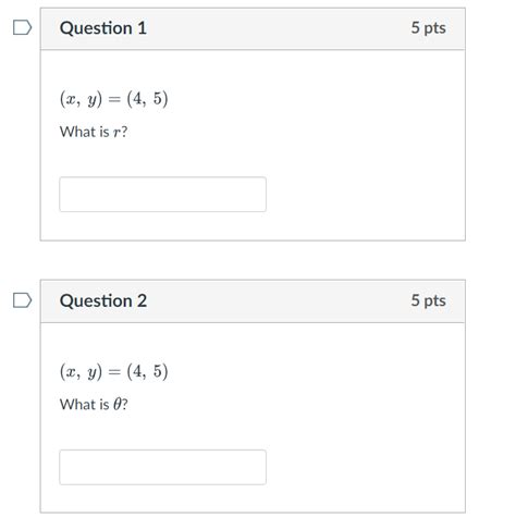 solved question 1 5 pts x y 4 5 what is r