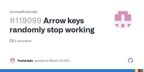 Arrow Keys Randomly Stop Working Issue Microsoft Vscode GitHub