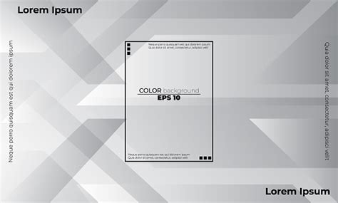 추상 기하학적 흰색과 회색 색상 비주얼 공급 회사 배경 기프트 카드 벽 포스터 템플릿에 포스터 방문 페이지 Ui Ux 커버북 배너 소셜 미디어 게시 0명에 대한 스톡 벡터