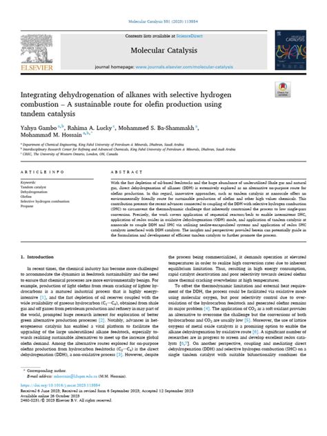 Oleflex Pdf Catalysis Zeolite