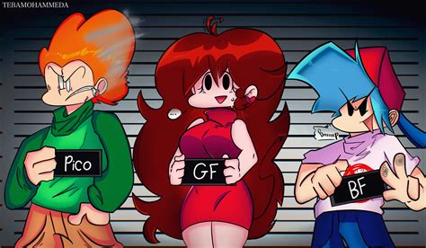 Pico Gf And Bf In Jail By Tebamohammeda On Newgrounds