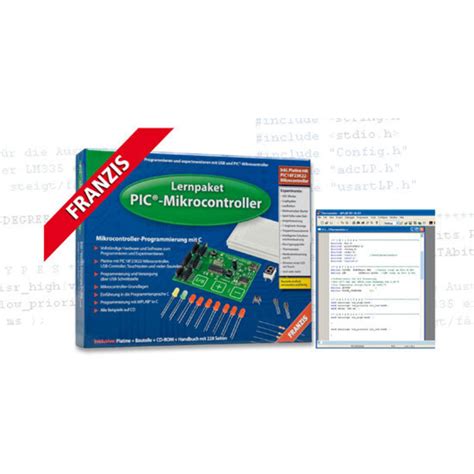 pic programmieren einfach lernen franzis lernpaket pic