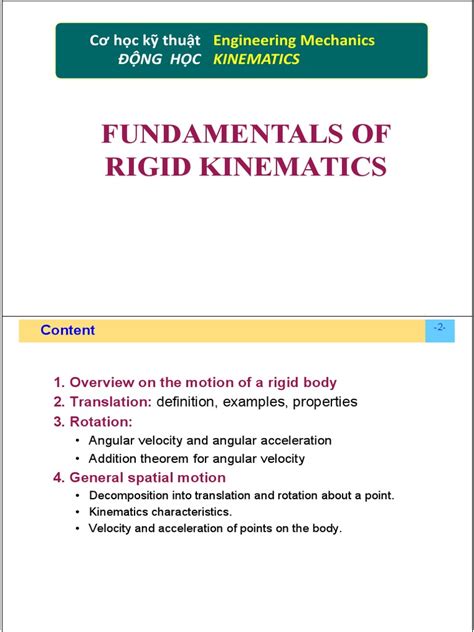 Dh Ch2 Fundamentals Of Rigid Kinematics 4x3 Pdf Rotation Around