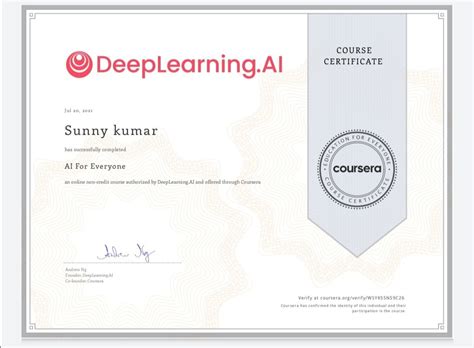 sunny kumar on linkedin done this course of ai for everyone from
