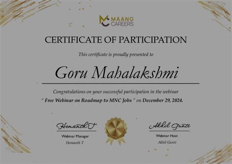 maha lakshmi on linkedin 🚀 thrilled to receive my certificate from