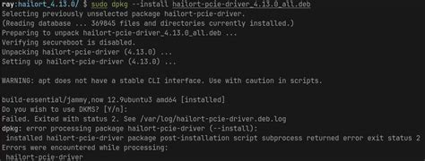 Can T Install Hailo PCI Driver General Hailo Community