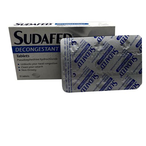 Buy Sudafed Decongestant Tablets E Pharmacy