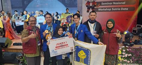 Kemenangan Besar Tim Uii Raih Juara 1 Di Satria Data 2024 Statistika