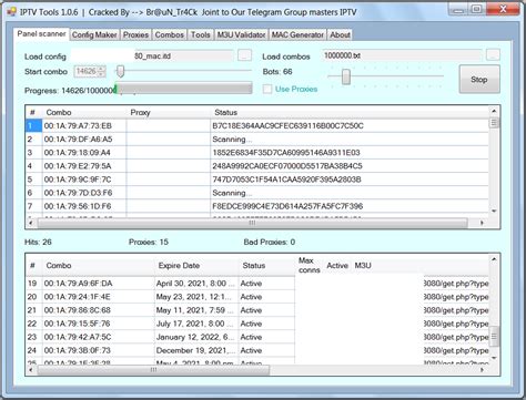 Mac Scanner By Revolution Iptv Tools 1 0 6 Iptv Stalker Portal Mac Scanner