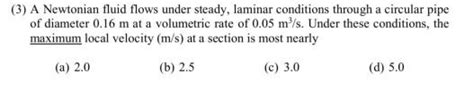 solved 1 the velocity in a certain flow field is given by