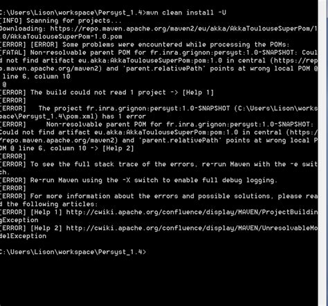 Java Maven Errors When Install On An Eclipse Project Stack Overflow