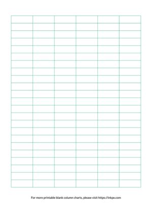 Free Printable Blank Column Chart Templates In PDF PNG And Formats InkPx