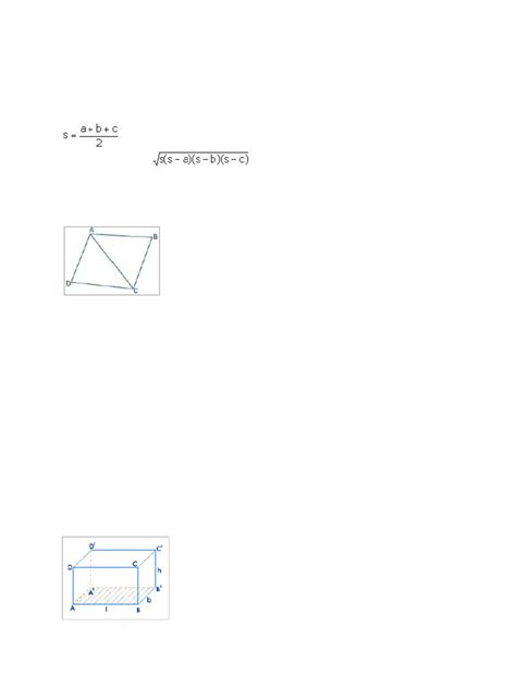 Chapter 12 Herons Formula Revision Notes Pdf Area Sphere