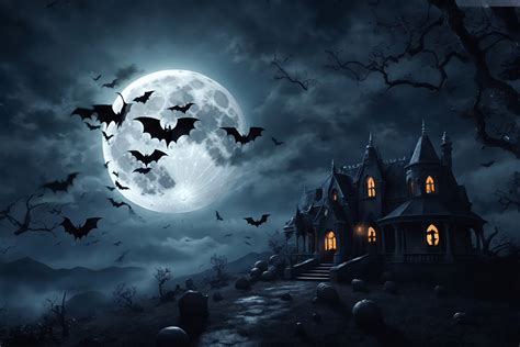 Halloween Full Moon Wallpaper