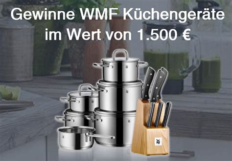 Gewinne WMF Küchengeräte im Wert von 1.500€