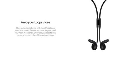 Loop Official Connector Cord Earplugs Magnetic Tug