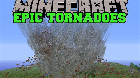 Minecraft Epic Tornado Mod Tidal Waves Flying Mobs And Tornadoes