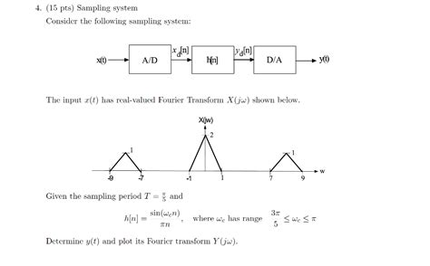 sampling system consider the following sampling
