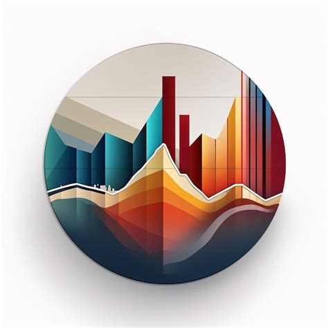 Premium Photo Business Graph In Circle Shape Vector Illustration Eps 10 File