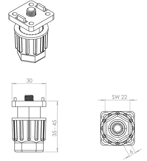 Stopka Plastikowa 30 Aluxprofilepl