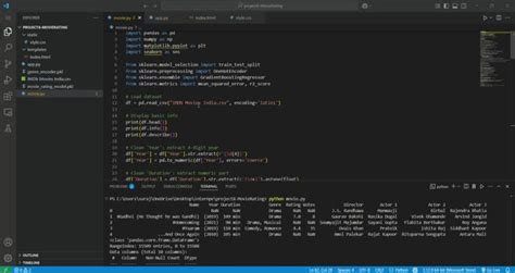 Machinelearning Datascience Ai Python Movieratings Flask Internpe Suraj Gunaga