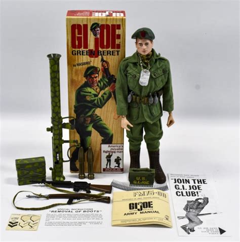 Sold At Auction Vintage Hasbro Gi Joe Green Beret W Repro Box