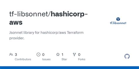 github tf libsonnet hashicorp aws jsonnet library for hashicorp aws