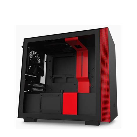 Nzxt H210 Mini Itx Case Redblack