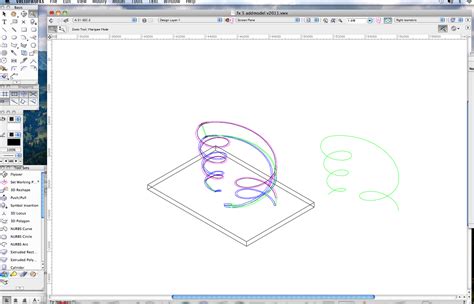 Tracing 3d Shapes Using A Nurbs Curve Solids Modeling Vectorworks