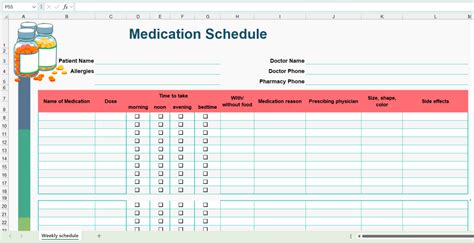 Top 8 Excel Medication Log Template Free And Paid 2024 Software