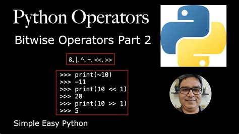 Python Operators: Bitwise Operators Part 2 - YouTube