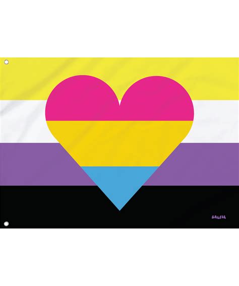The Nonbinary Pansexual Flag Galfie