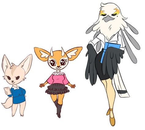 Fenneko Tsunoda And Washimi Aggretsuko Forever D Anime Furry Furry Art Character Art