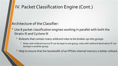 Ppt Ultra High Throughput Low Power Packet Classification Powerpoint Presentation Id2061304