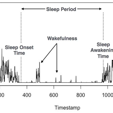 Sleep Science Definitions On An Example Accelerometer Data Extract Download Scientific Diagram