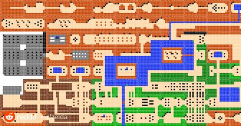 legend of zelda overworld map