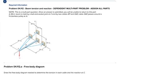 Solved Draw The Free Body Diagram Needed To Determine The