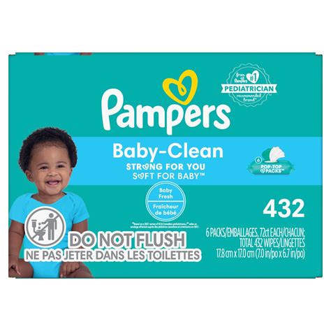 Pampers Complete Clean Wipes 432 Count Shoprite