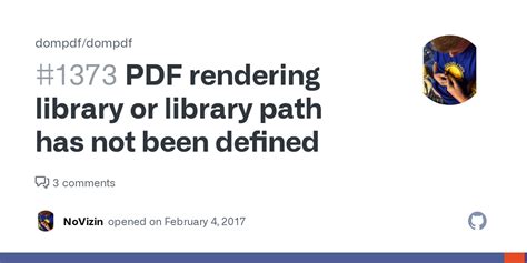 PDF Rendering Library Or Library Path Has Not Been Defined Issue